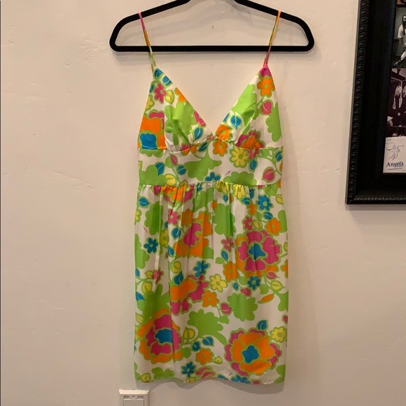 Milly | Dresses | Vintage Floral Silk Milly Dress | Poshmark